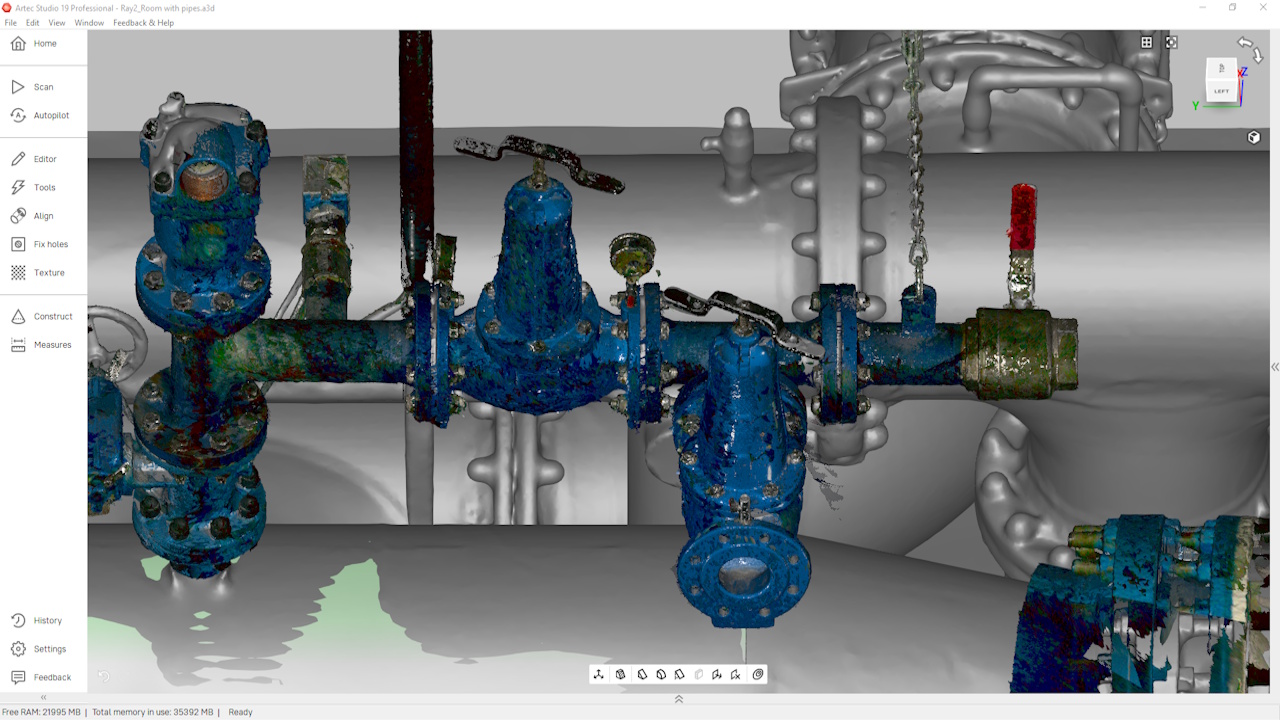 3D skeniranje procesnih postrojenja i fabrika kombinacijom dva 3D skenera | SOLFINS